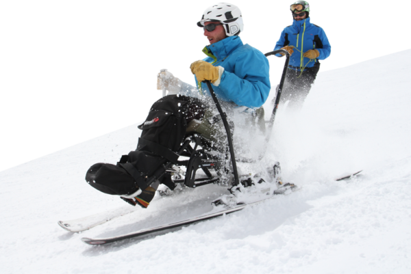 Snow’Kart - Le ski assis vers l'autonomie avec Loisirs Assis Evasion